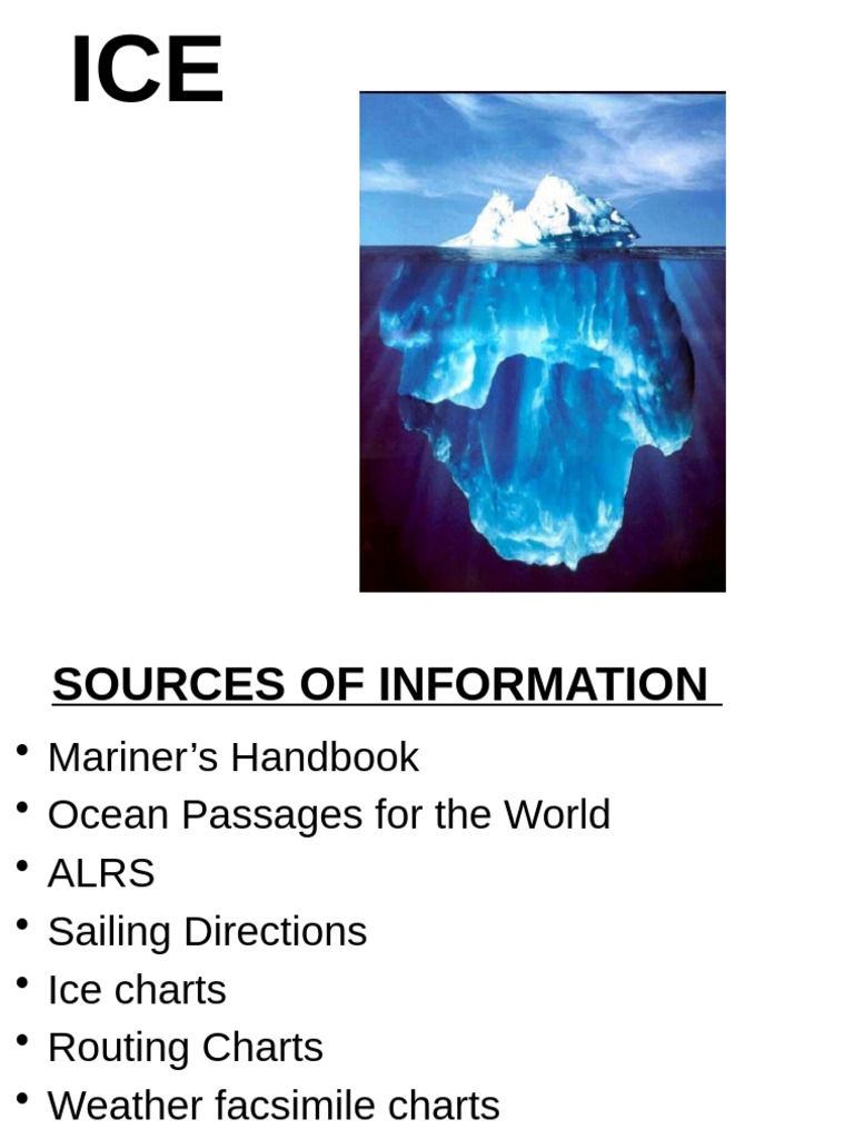 Ice Navigation Safety Guidelines | PDF | Ice | Compass