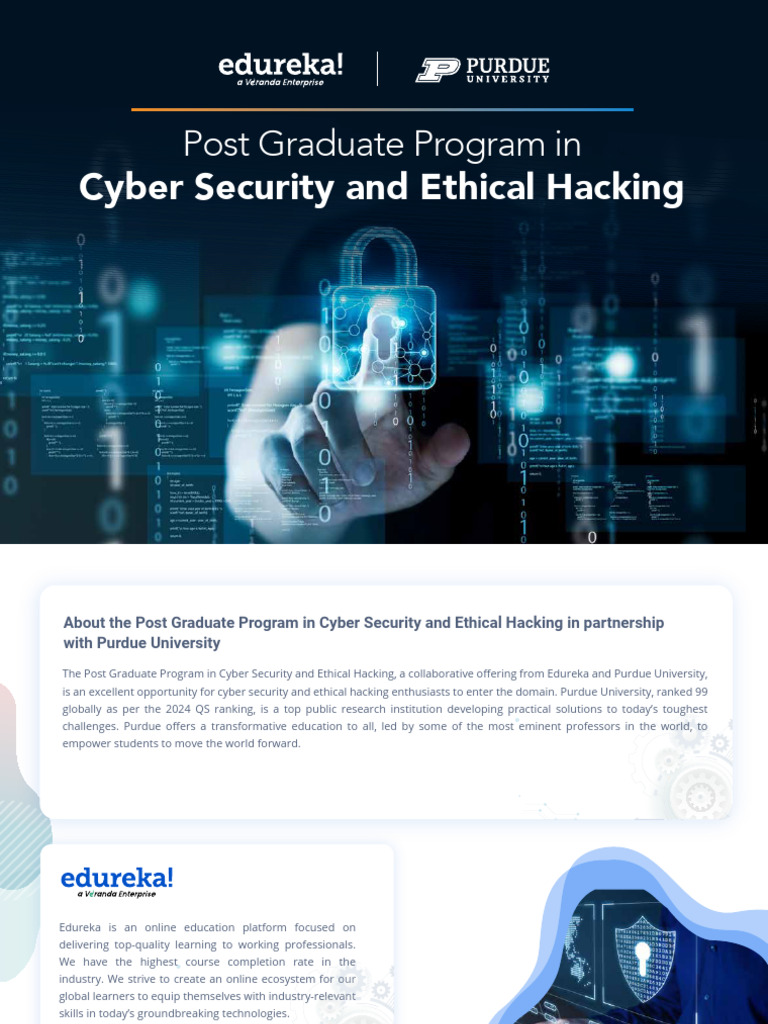 Edureka - Program Brochure | PDF | Security | Computer Security