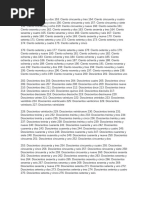 Números del 200 al 300 en letras | PDF