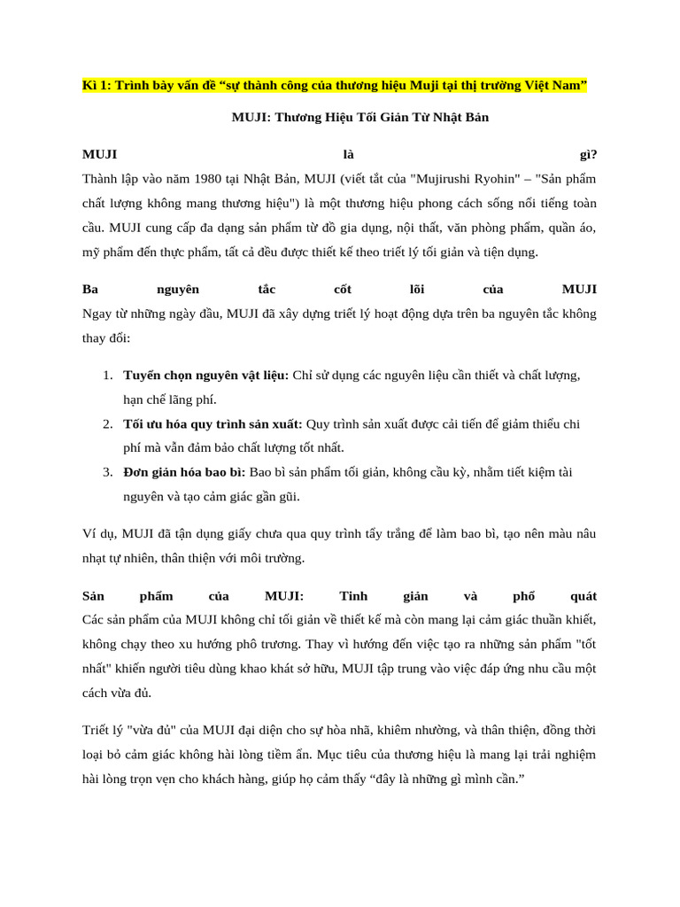 Luận TTQT cuối kì | PDF