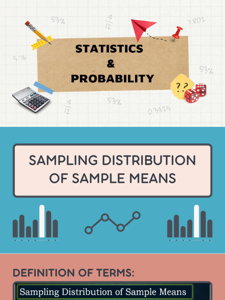 Sampling Distribution of Sample Means | PDF