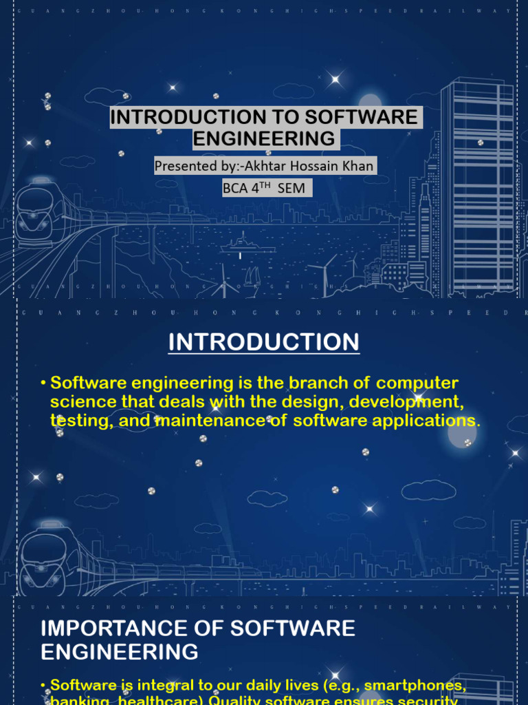Akhtar Hossain Khan - Software Engineering - Bca 4th Sem | PDF