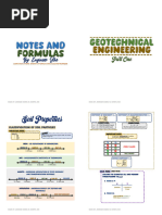 Geotech Quick Reference Cheat Sheet | PDF | Earth Sciences | Soil