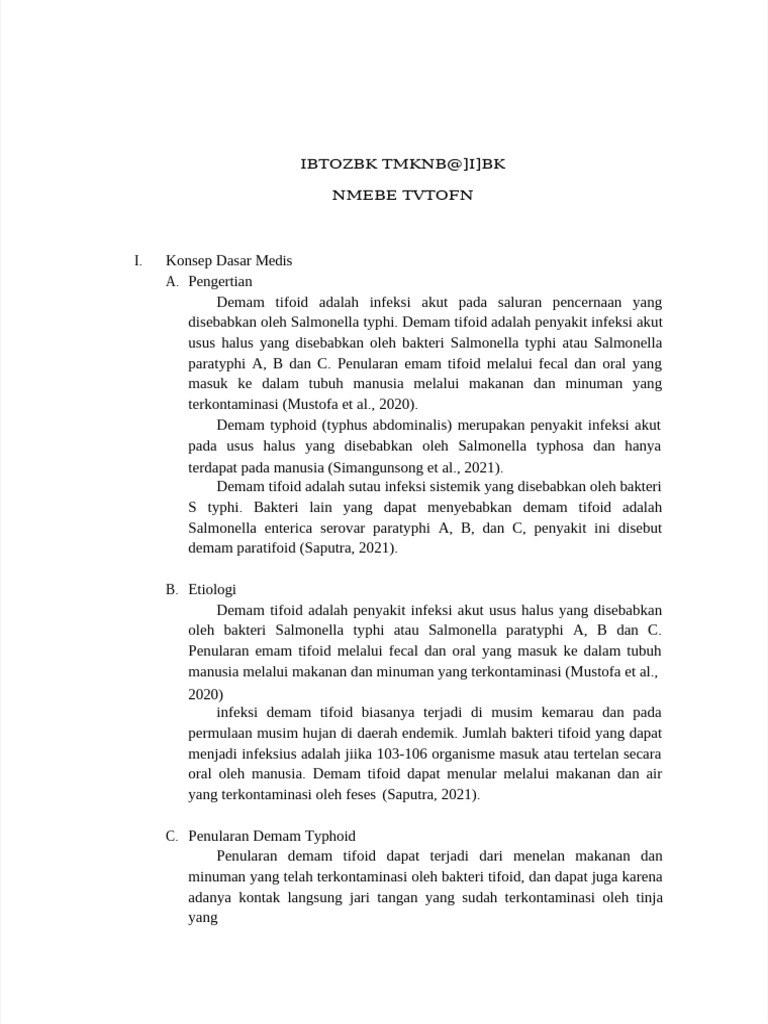 PDF LP Demam Typoid Baru - Compress | PDF