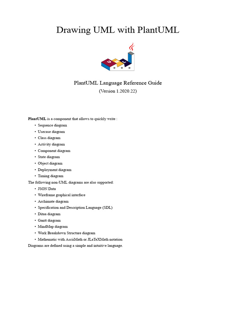 PlantUML Language Reference Guide En | PDF | Class (Computer Programming) | Namespace
