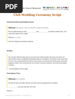 Wiccan Pagan Handfasting Ceremony Script | PDF