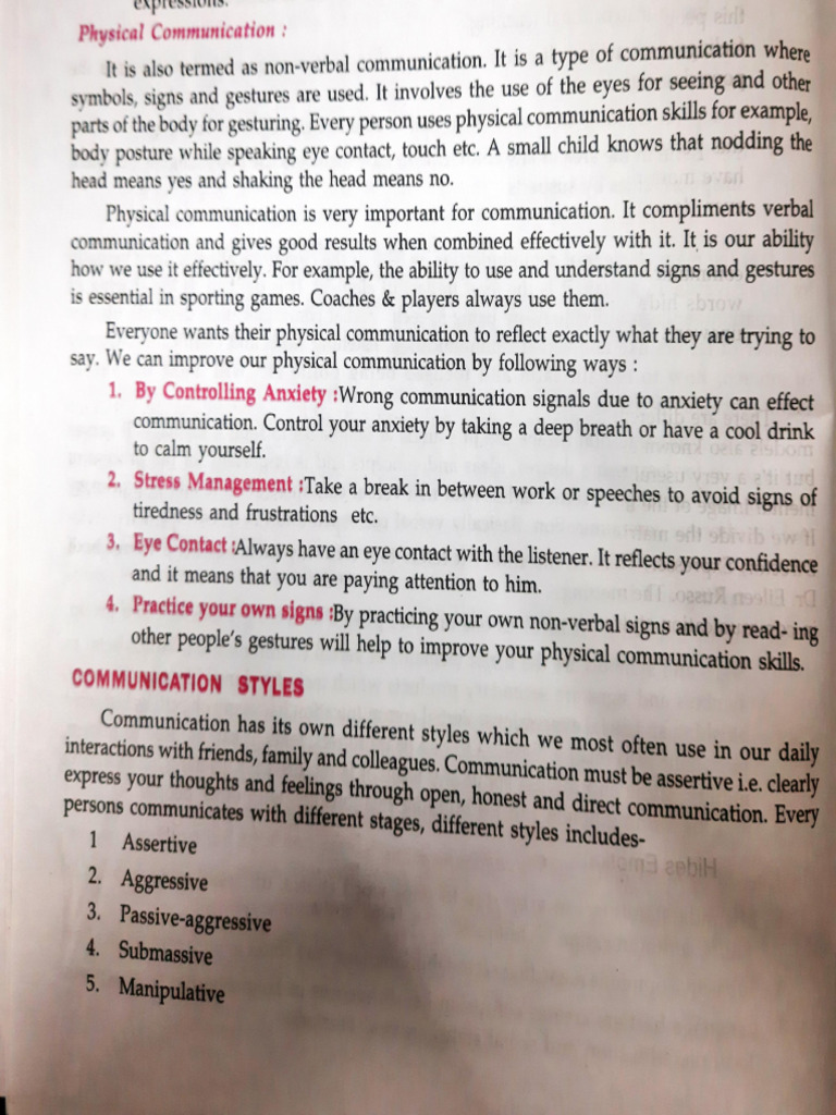 Communication Styles & Matrix | PDF | Communication | Nonverbal ...