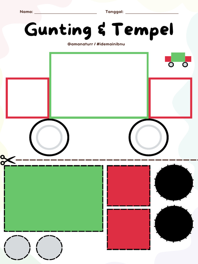 11 Worksheet Gunting & Tempel | PDF