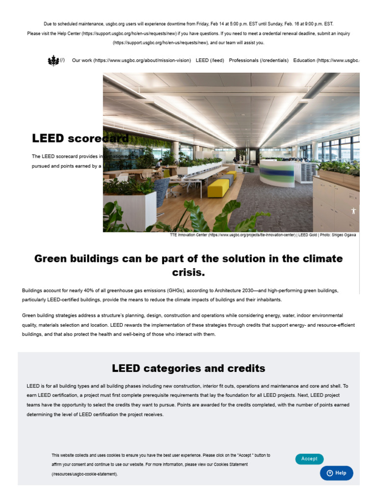LEED Scorecard - U.S. Green Building Council | PDF | Green Building | Water