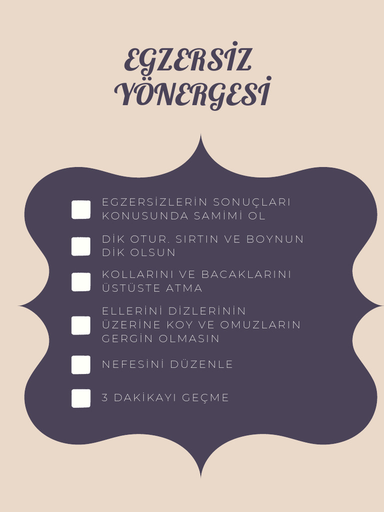 Egzersiz+Yönergesi | PDF
