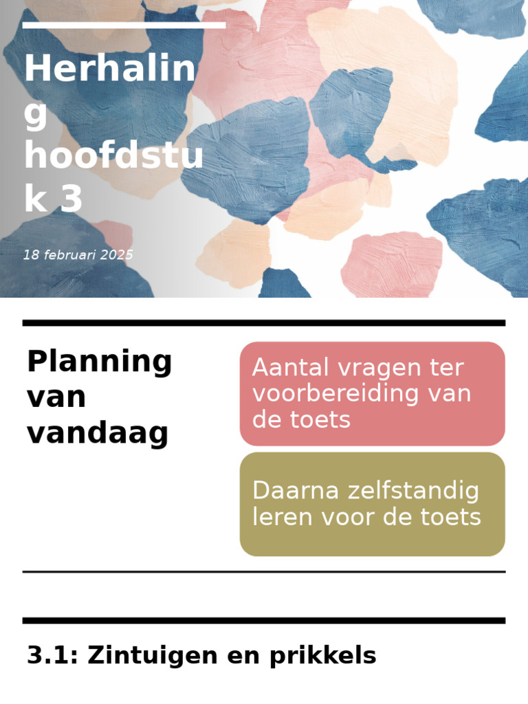 0218 Herhaling H3 | PDF