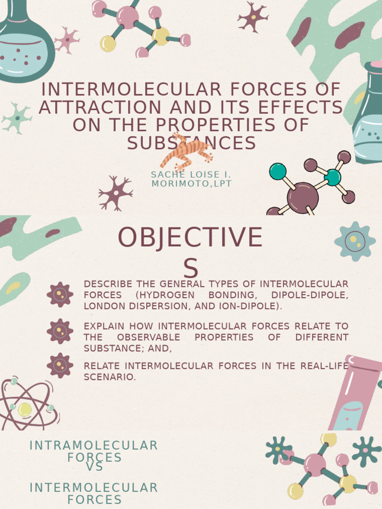 Intermolecular Forces & Substance Properties | PDF | Chemical Bond ...