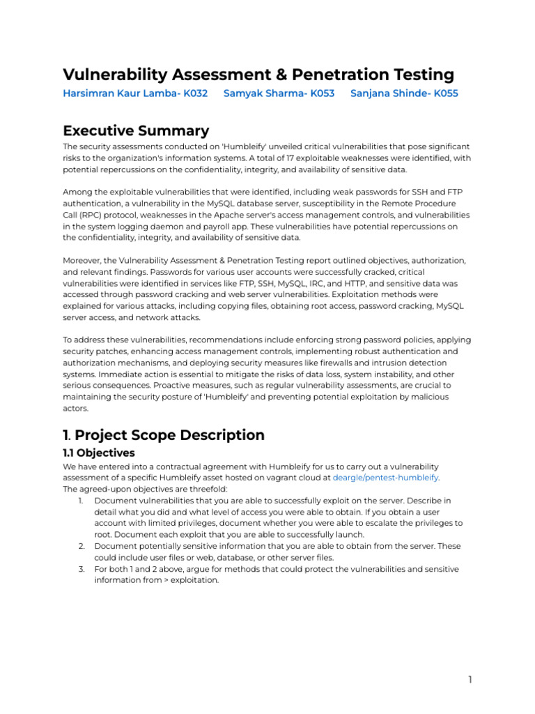 K032_K053_K055_VAPT Report | PDF | Security | Computer Security
