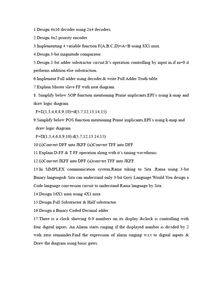 MID-2 question bank | PDF