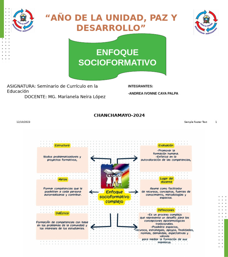 Enfoque Socioformativo | PDF