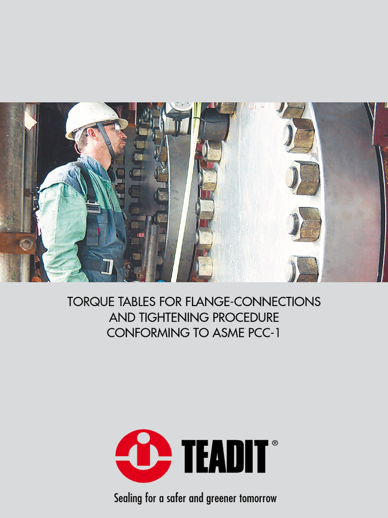 Teadit Torque Tables For Flange-Connections 113-113-W | PDF ...