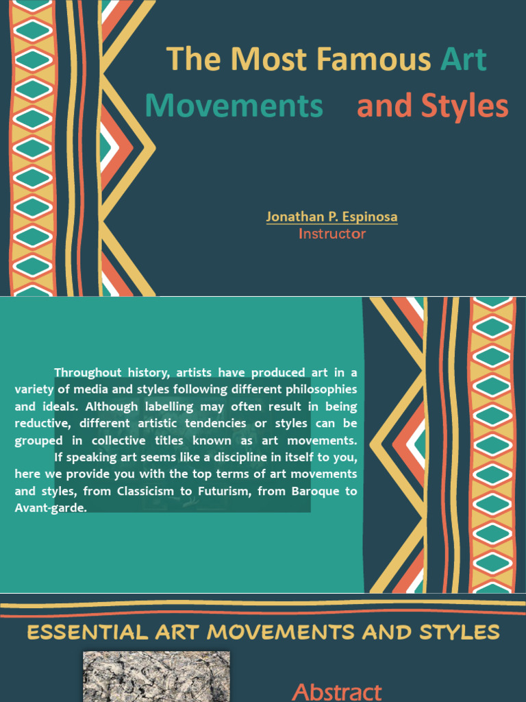 Art Movements and Styles 1 | PDF | Impressionism | Movements
