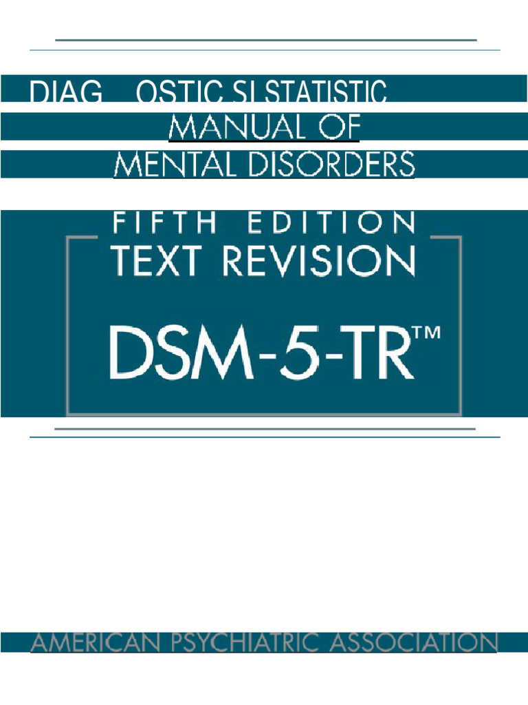 DSM - 5 - TR - Romana | PDF