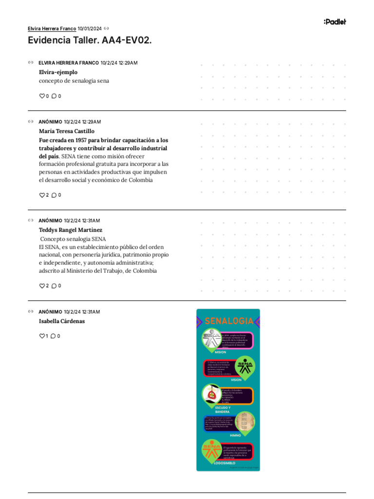 Evidencia Taller. AA4-EV02 - Padlet | PDF | Derecho laboral | Business