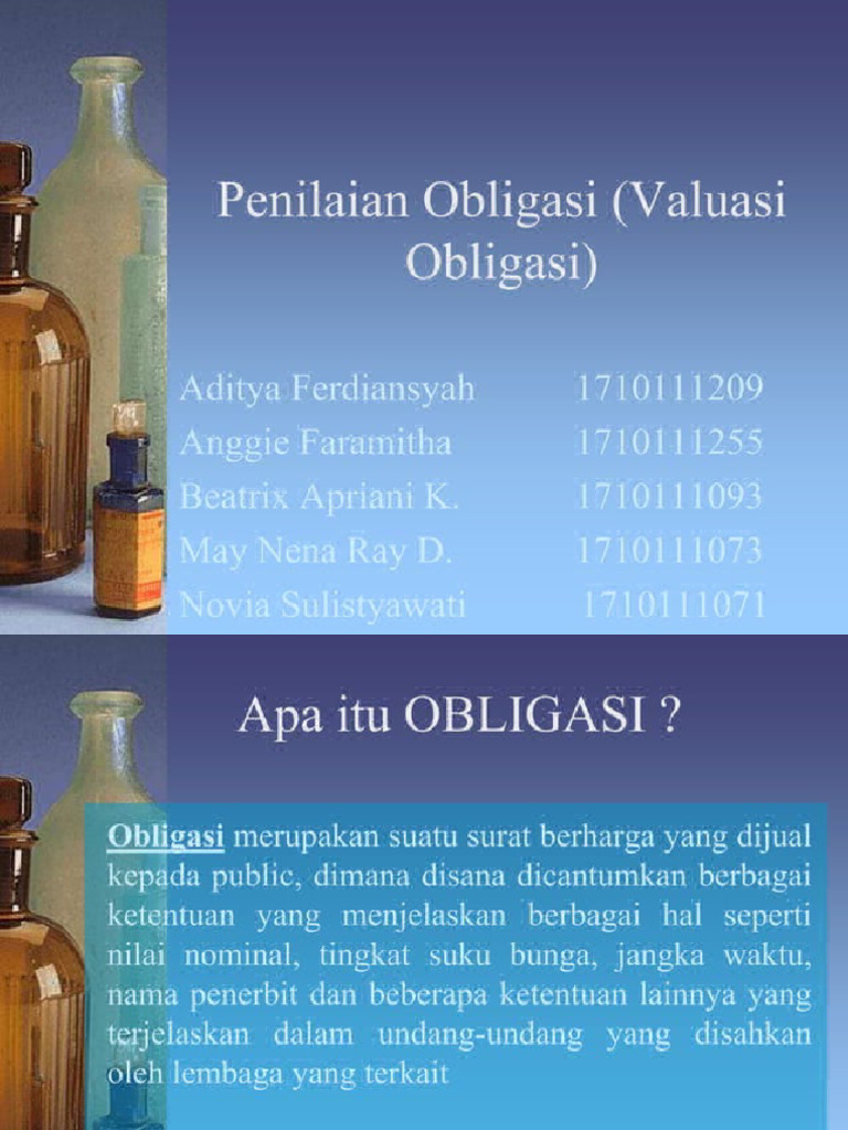Materi Penilaian obligasi | PDF