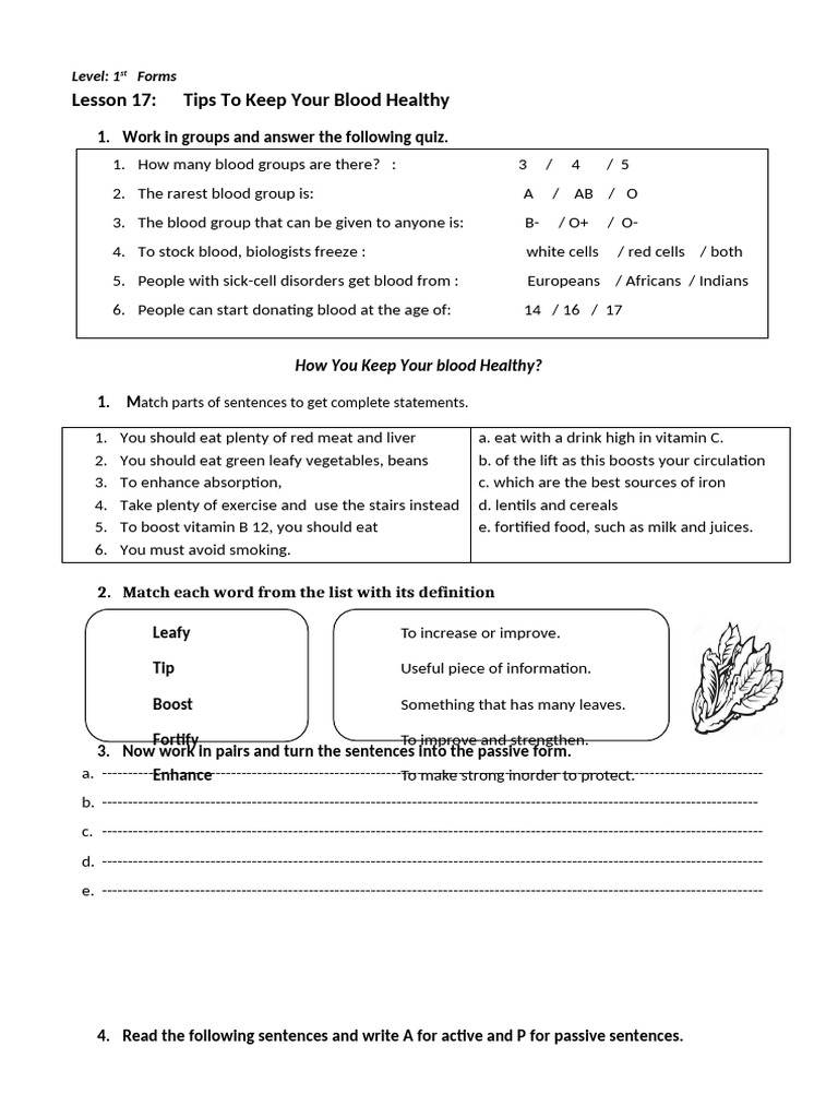 Tips for Healthy Blood Management | PDF | Blood Donation | Clinical ...