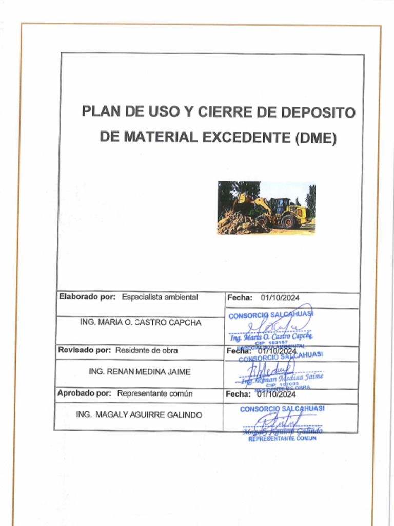 uso y cierre DME | PDF