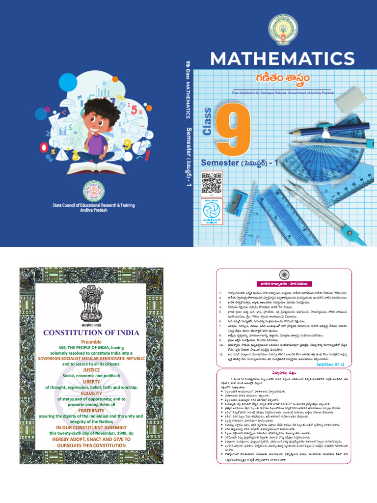 9 Maths SEM-1 Textbook | PDF | Numbers | Integer