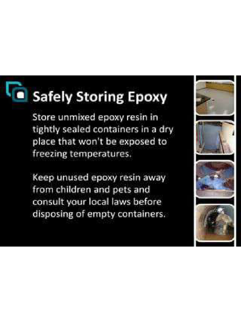 Epoxy Safety 101 Properly Storing and Mixing Industrial Epoxy Resins 12 ...