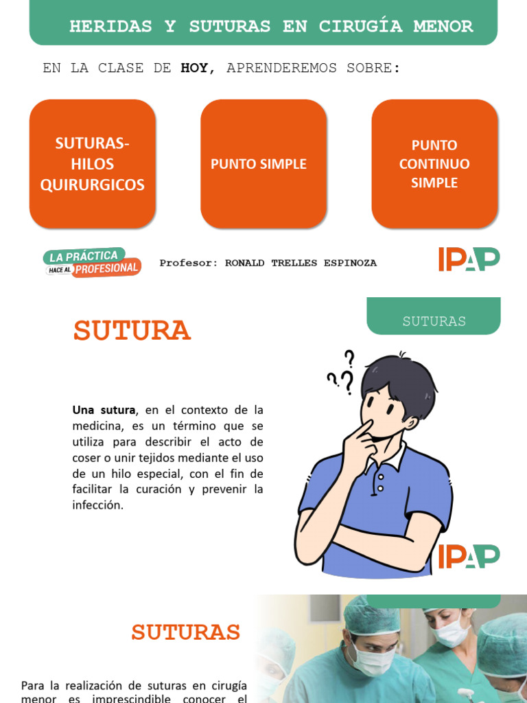 4.CLASE_DE_SUTURAS_E_HILOS_I | PDF | Sutura Quirúrgica