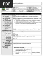 ESP 9 TOS Template QUARTER 1 | PDF