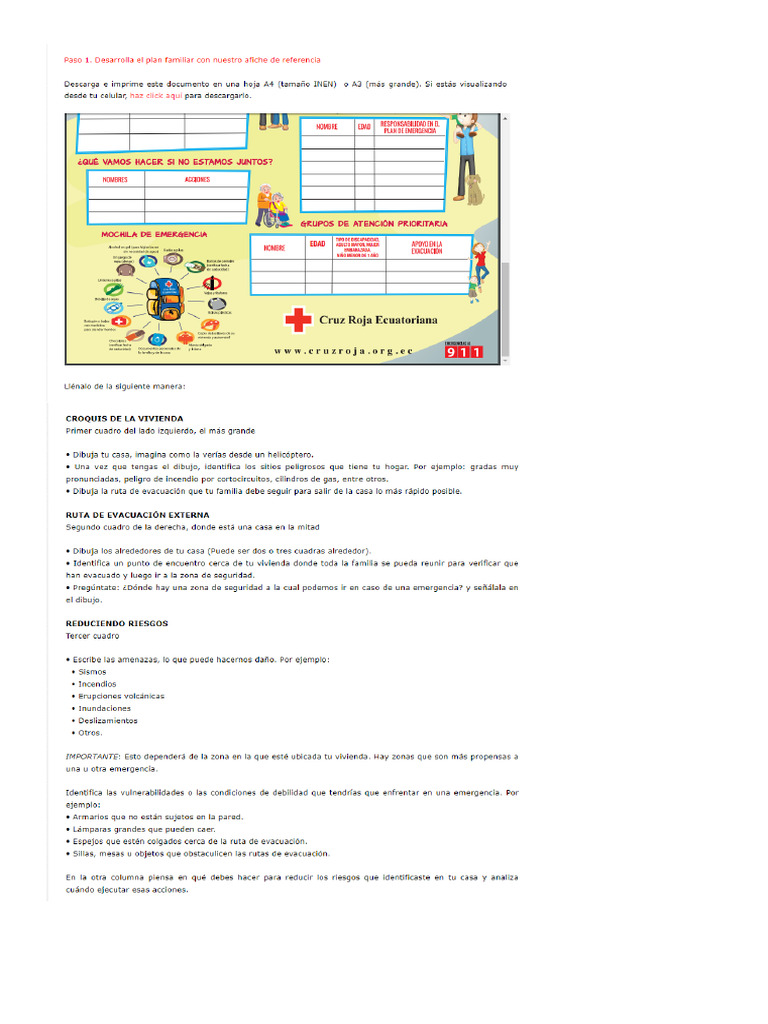 Plan Familiar CRE | PDF