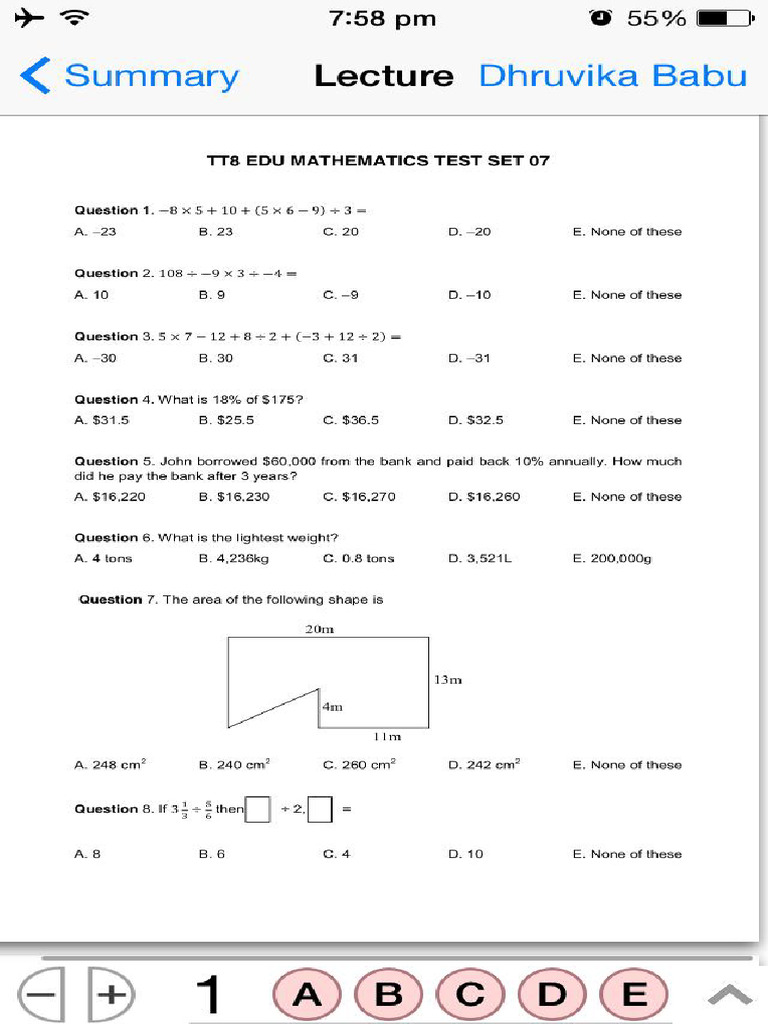 Edu Maths 7 Q | PDF