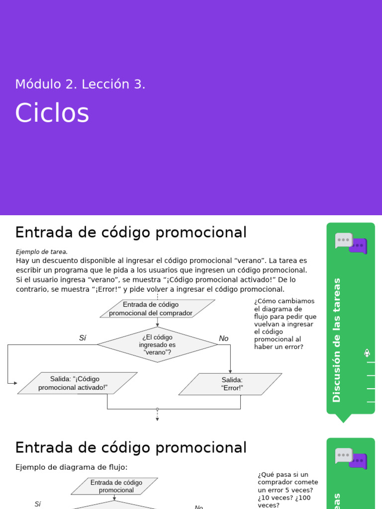 Ciclos | PDF | Programación de computadoras | Ciencias de la Computación
