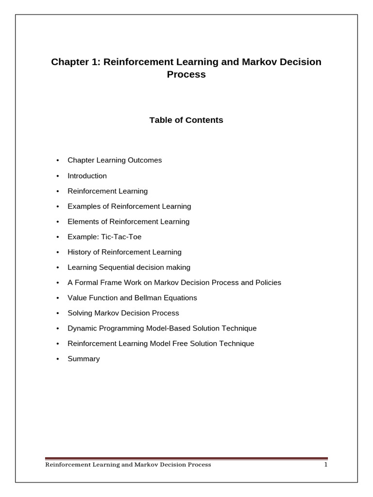 Reinforcement Learning Basics | PDF | Applied Mathematics | Cognitive Science