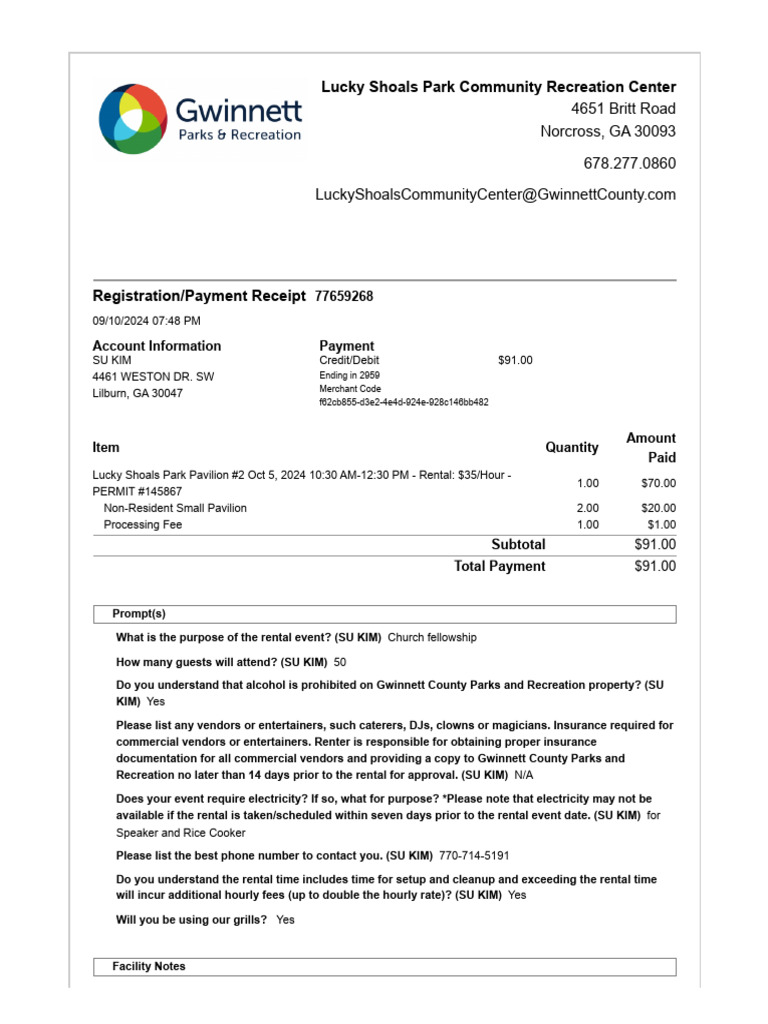 Transaction Receipt Park | PDF | Business | Financial Services