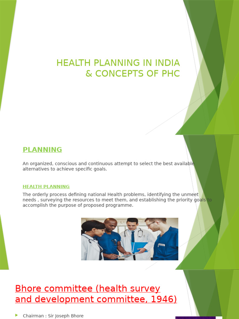 Health Planning in India and PHC | PDF | Social Programs | Health Care