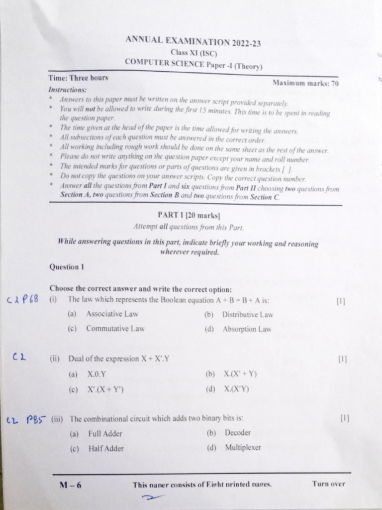 Annual Paper Computer 2023 | PDF