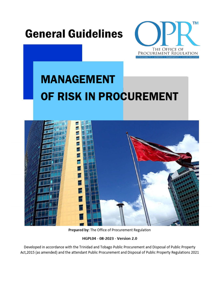 Procurement Risk Management Guide | PDF | Risk | Risk Management