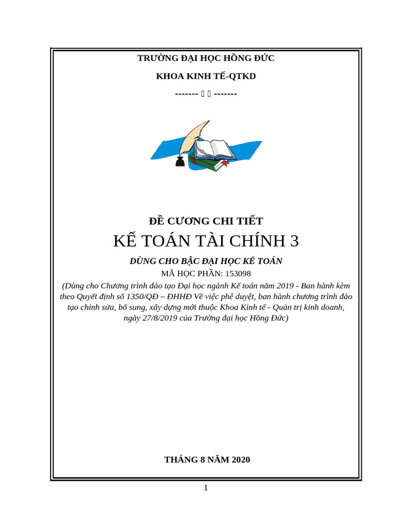 ĐCCT KTTC 3 - 2020 | PDF