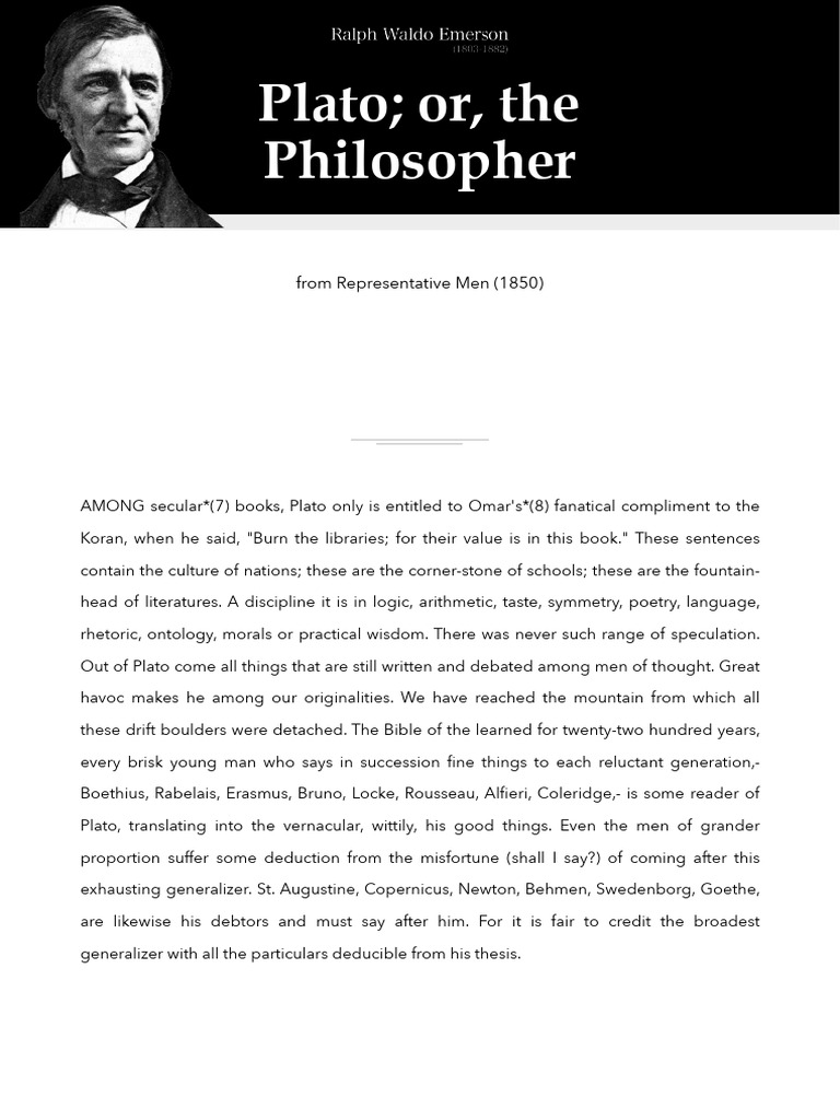 Plato's Influence on Philosophy and Culture | PDF | Plato | Socrates
