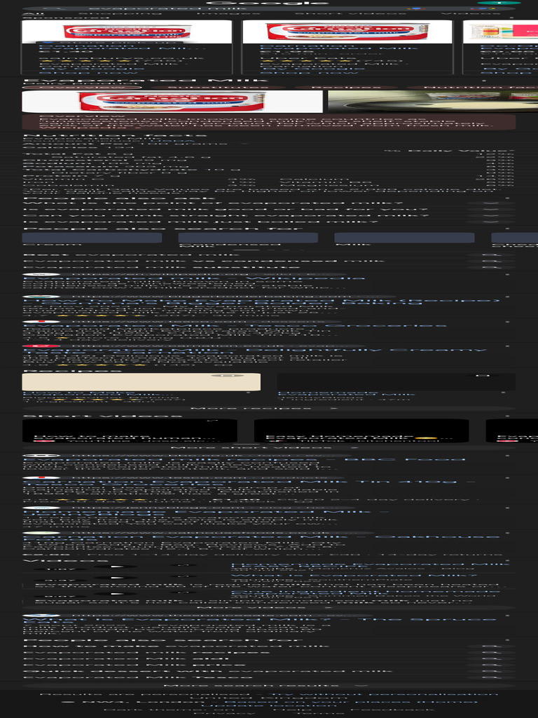 Evaporated Milk - Google Search | PDF | Milk | Nutrition Facts Label