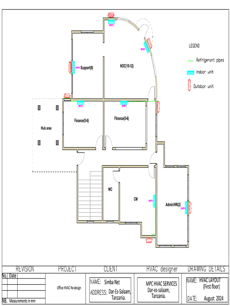 First Floor AC Layout | PDF