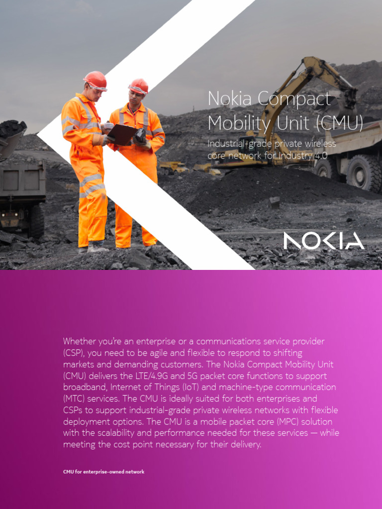 Nokia Compact Mobility Unit (CMU) | PDF | Computer Network | Lte Advanced