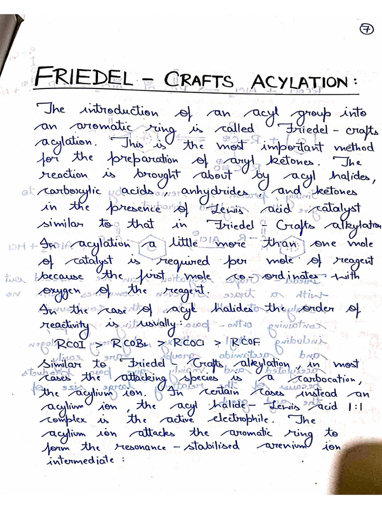 Friedal Craft Acylation | PDF