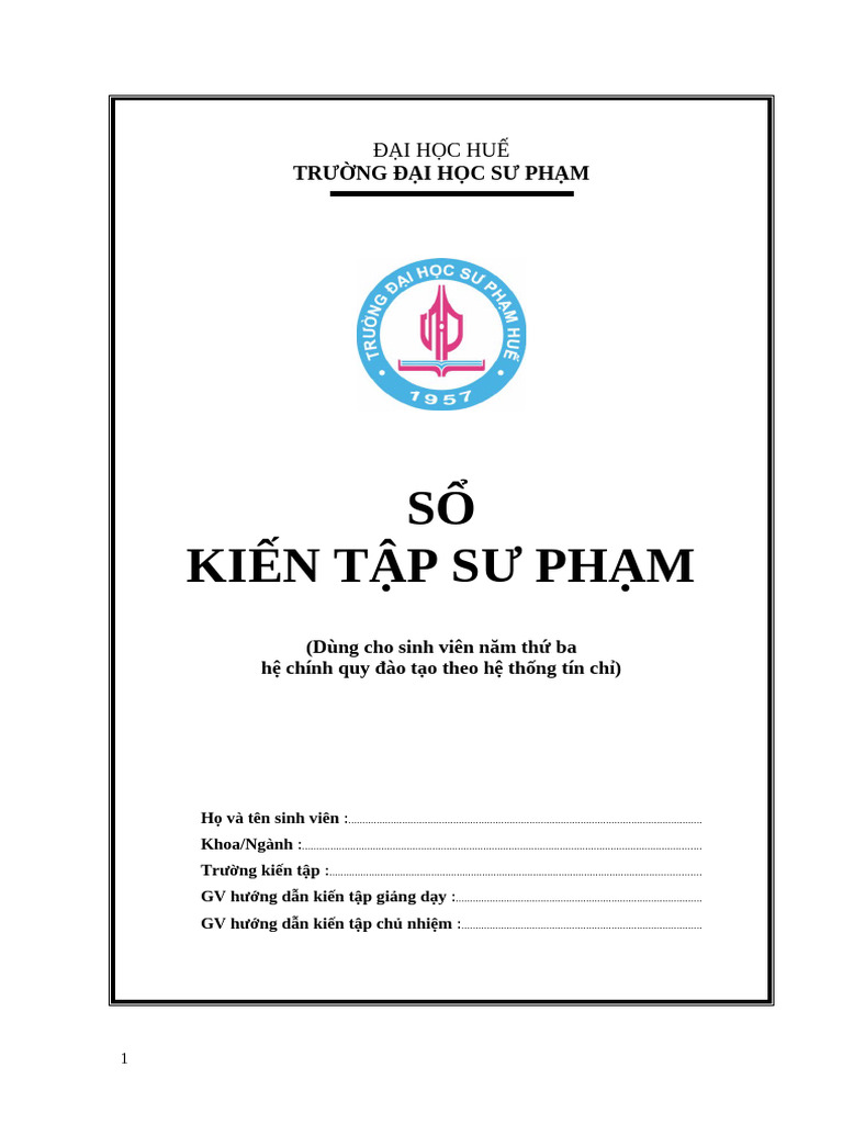 Mau So Kien Tap Su Pham | PDF