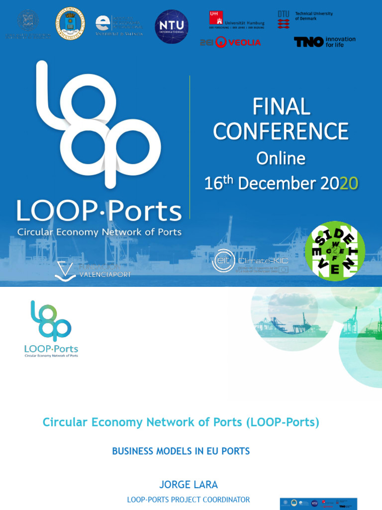 11 LOOP Ports Business Models Jorge Lara | PDF | Wind Power | Port