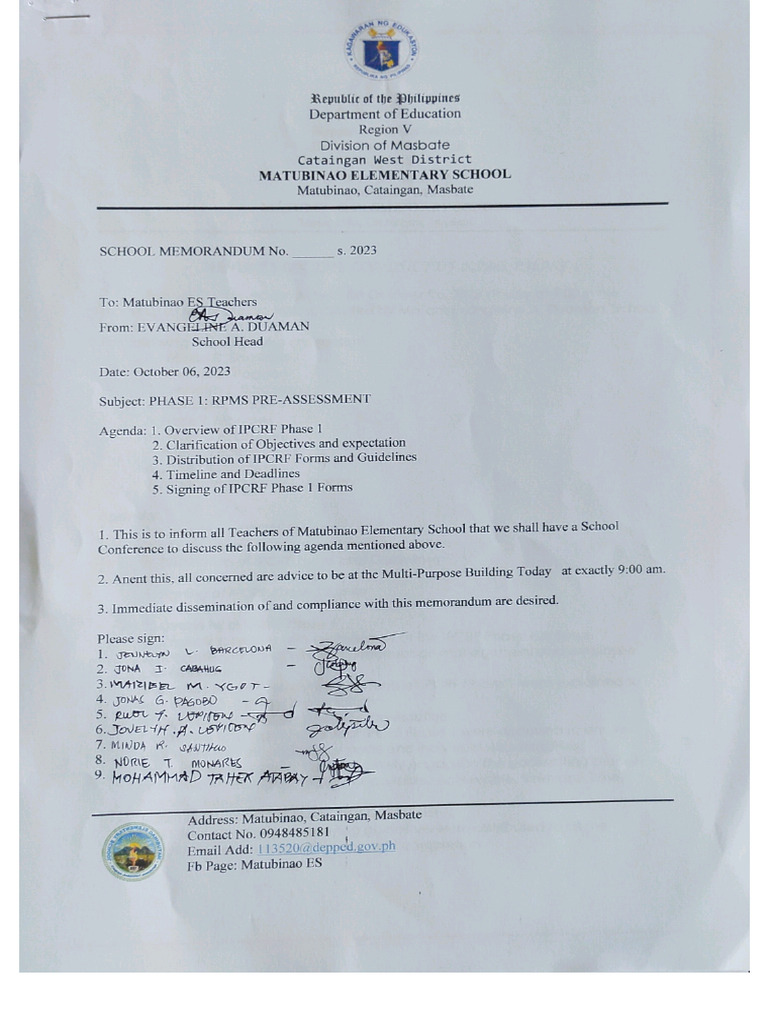 Phase 1 Documents | PDF