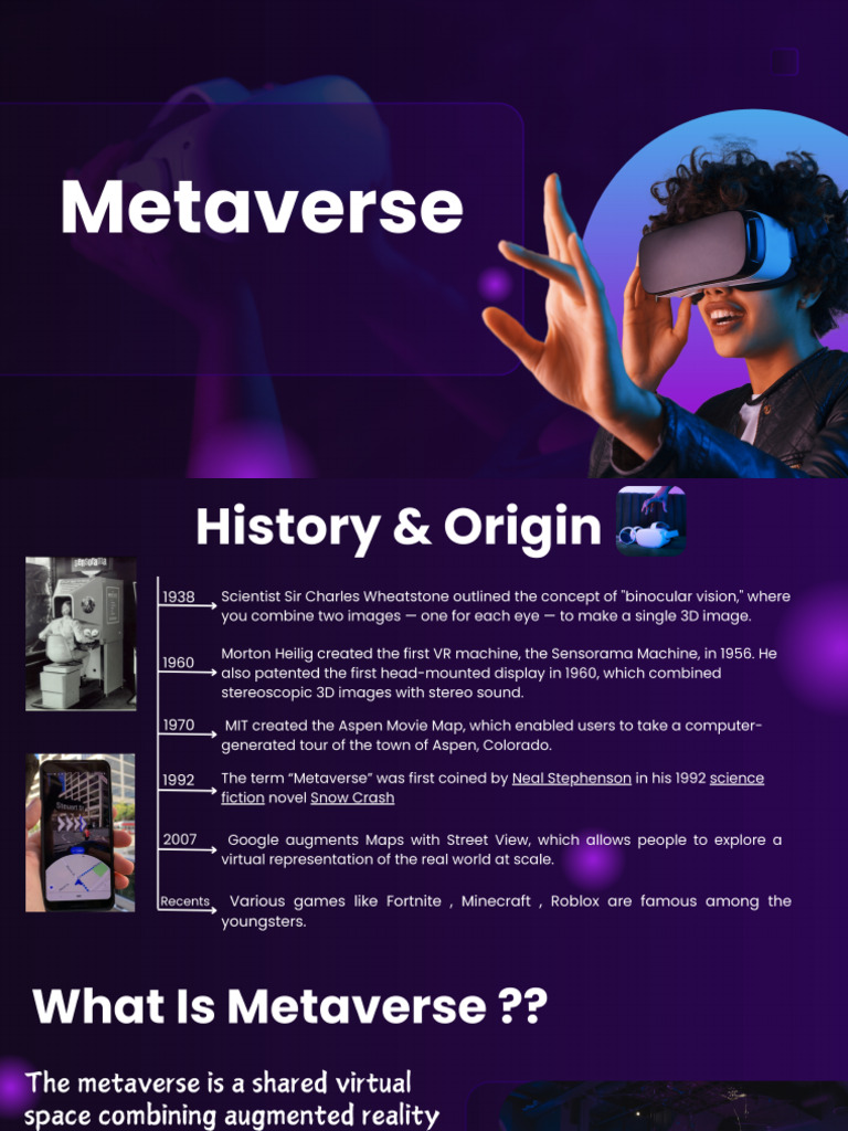 Metaverse Presentation | PDF