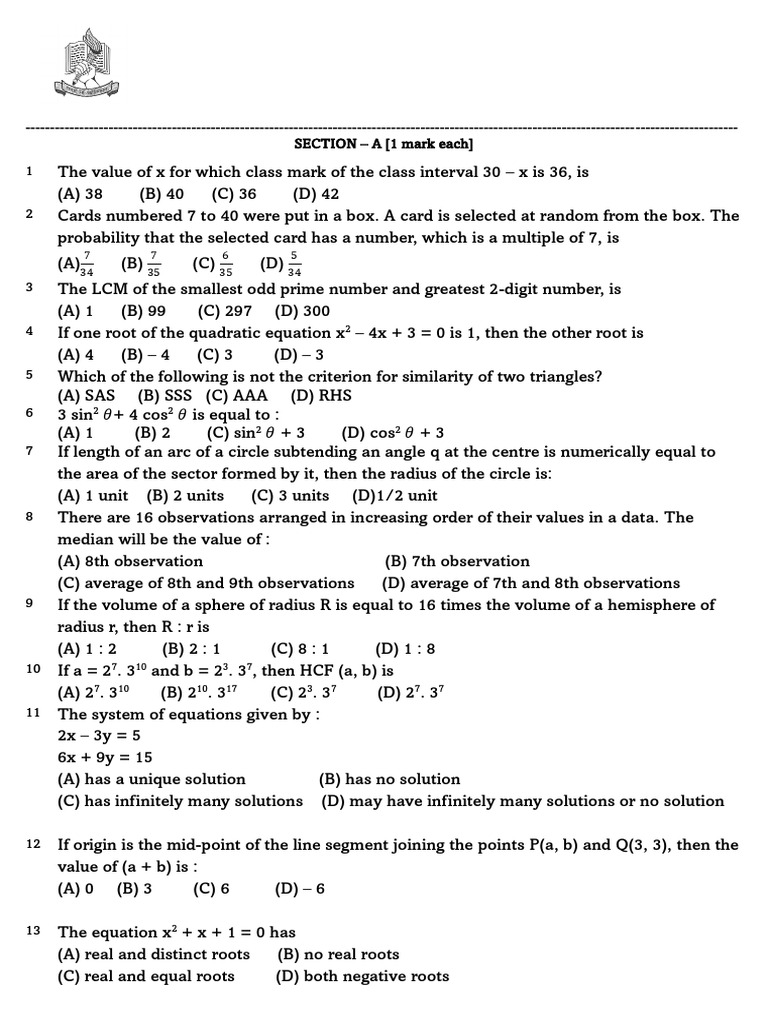 Dps-Preboard Class10 Basic | PDF | Circle | Sphere