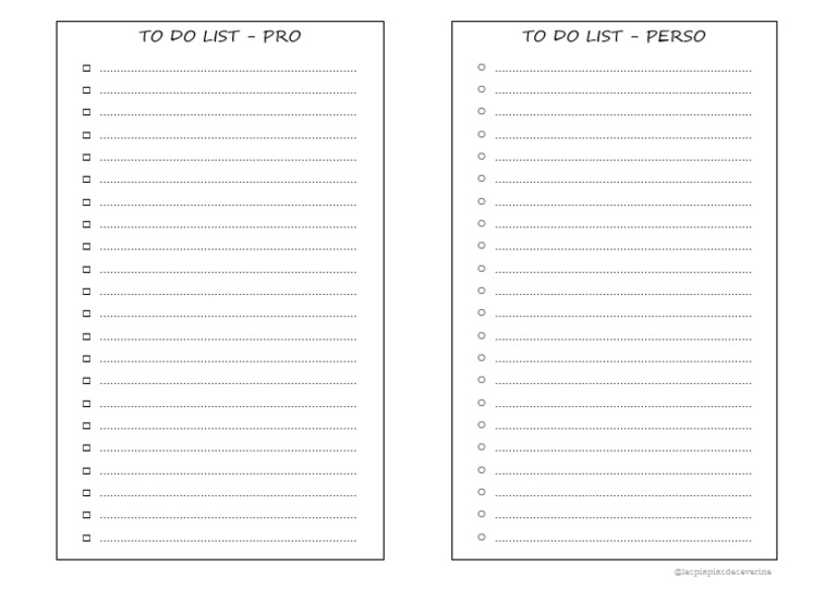 to-do-list-pro-perso | PDF
